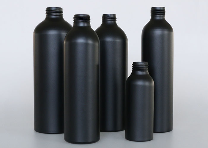 30ml Black Small Aluminum Lotion Bottles Airless 30ml / 1oz 76mm Height